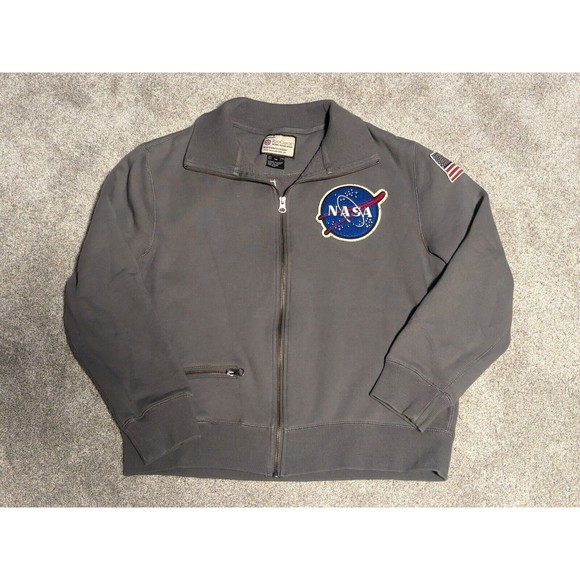 Nasa | Jackets & Coats | Nasa Red Canoe Full Zip Jacket Space Grey ...